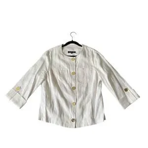Jones New York | Jackets & Coats | Jones New York Womens Collarless ...